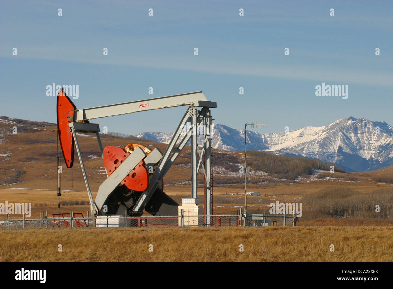 Oil and Gas Industry in Alberta Canada Stock Photo - Alamy