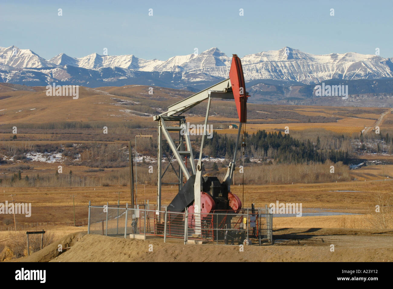 Oil and Gas Industry in Alberta Canada Stock Photo - Alamy