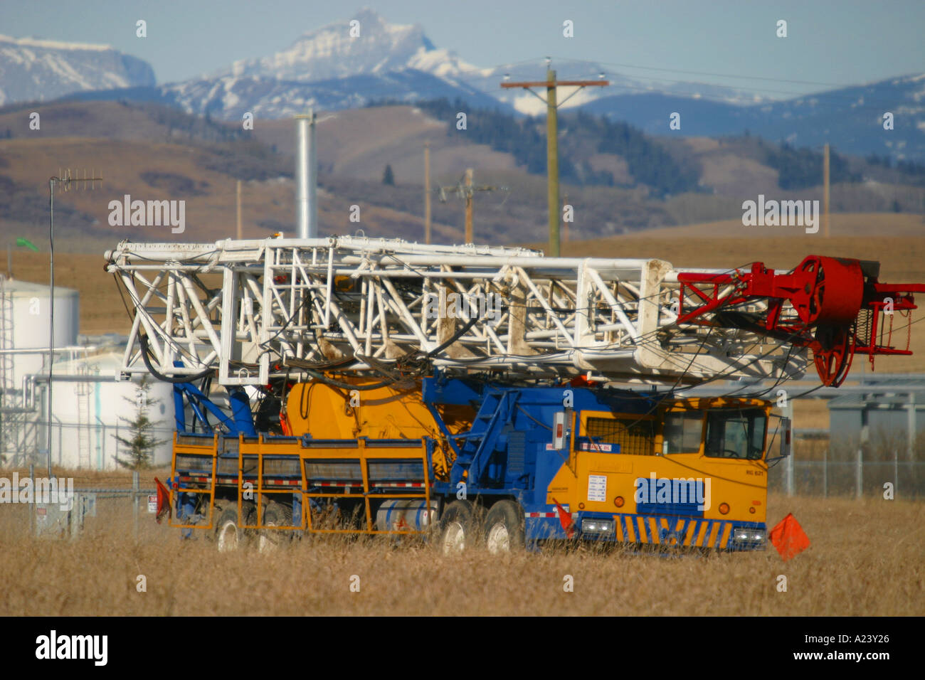 Oil and Gas Industry in Alberta Canada Stock Photo - Alamy