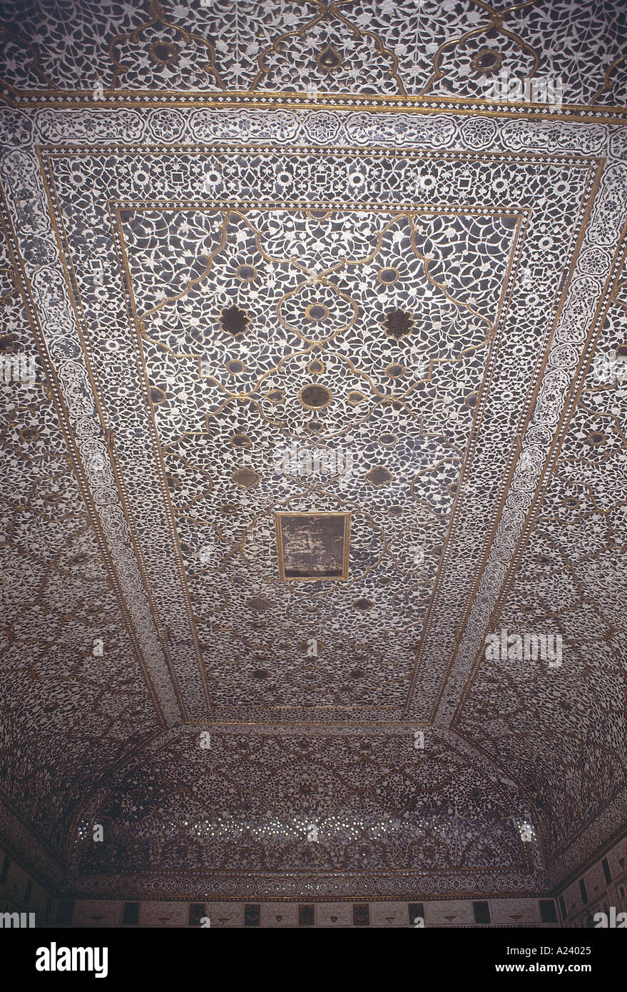 Sheesh mahal glass house palace fort design amber castle hi-res stock ...