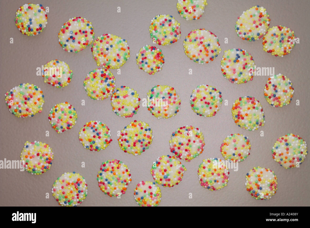 Snowies. Milk chocolates Stock Photo - Alamy