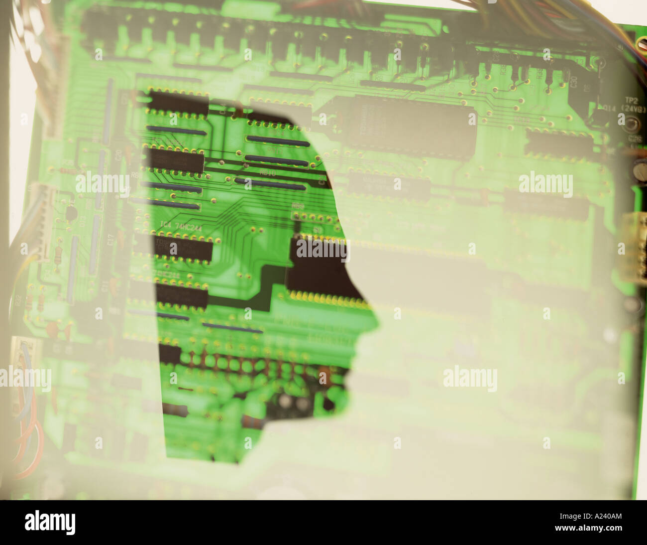 circuit board face Stock Photo - Alamy