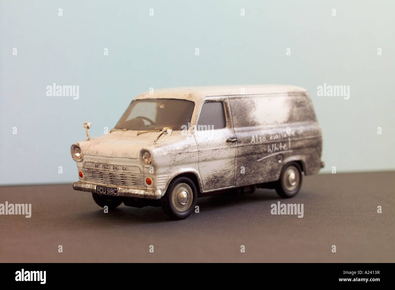 white ford transit van model on background Stock Photo - Alamy
