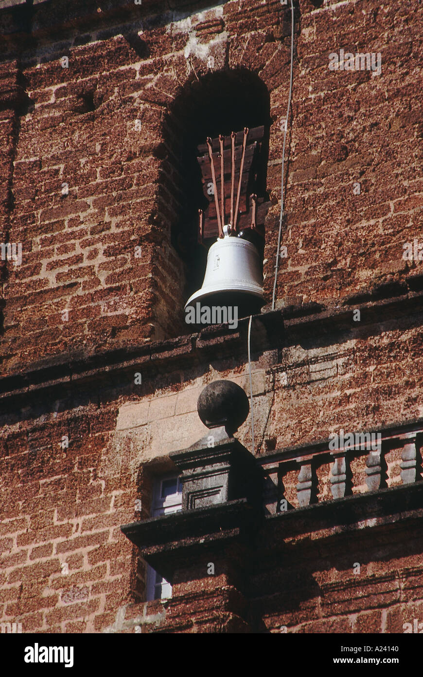 Bell tower of the Basilica of Bom Jesus. Old Goa, India Stock Photo - Alamy