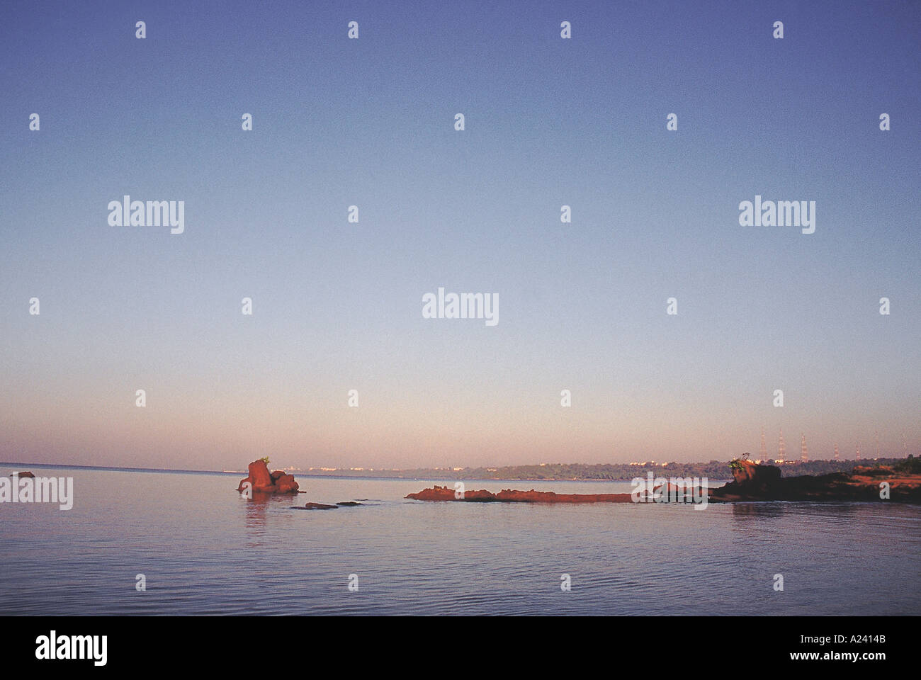 Harbour in Goa, India Stock Photo - Alamy