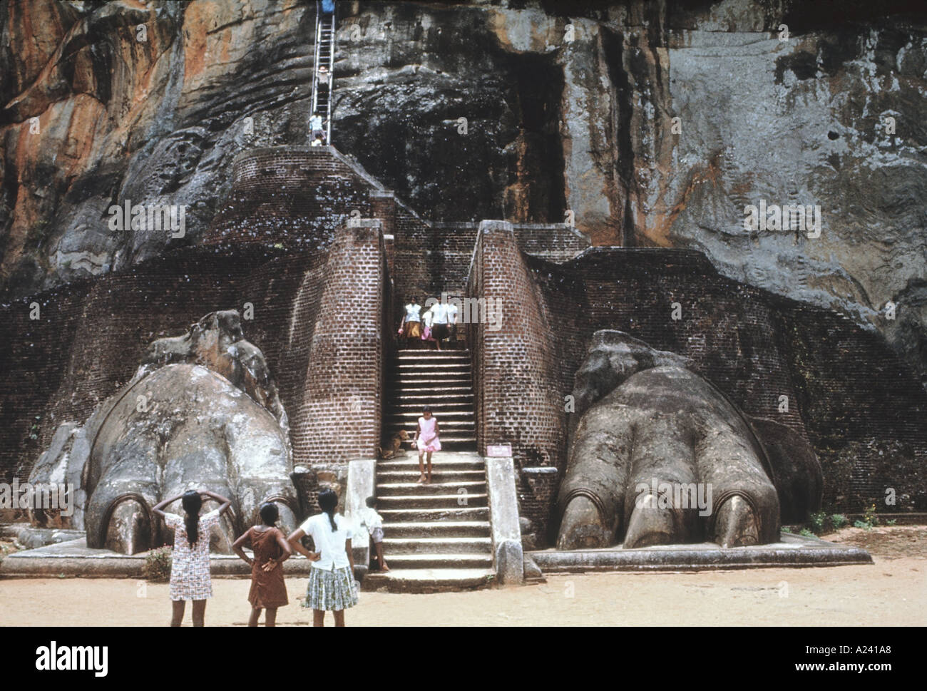 Ancient architecture. View from the east. Harmika and Yasti ...