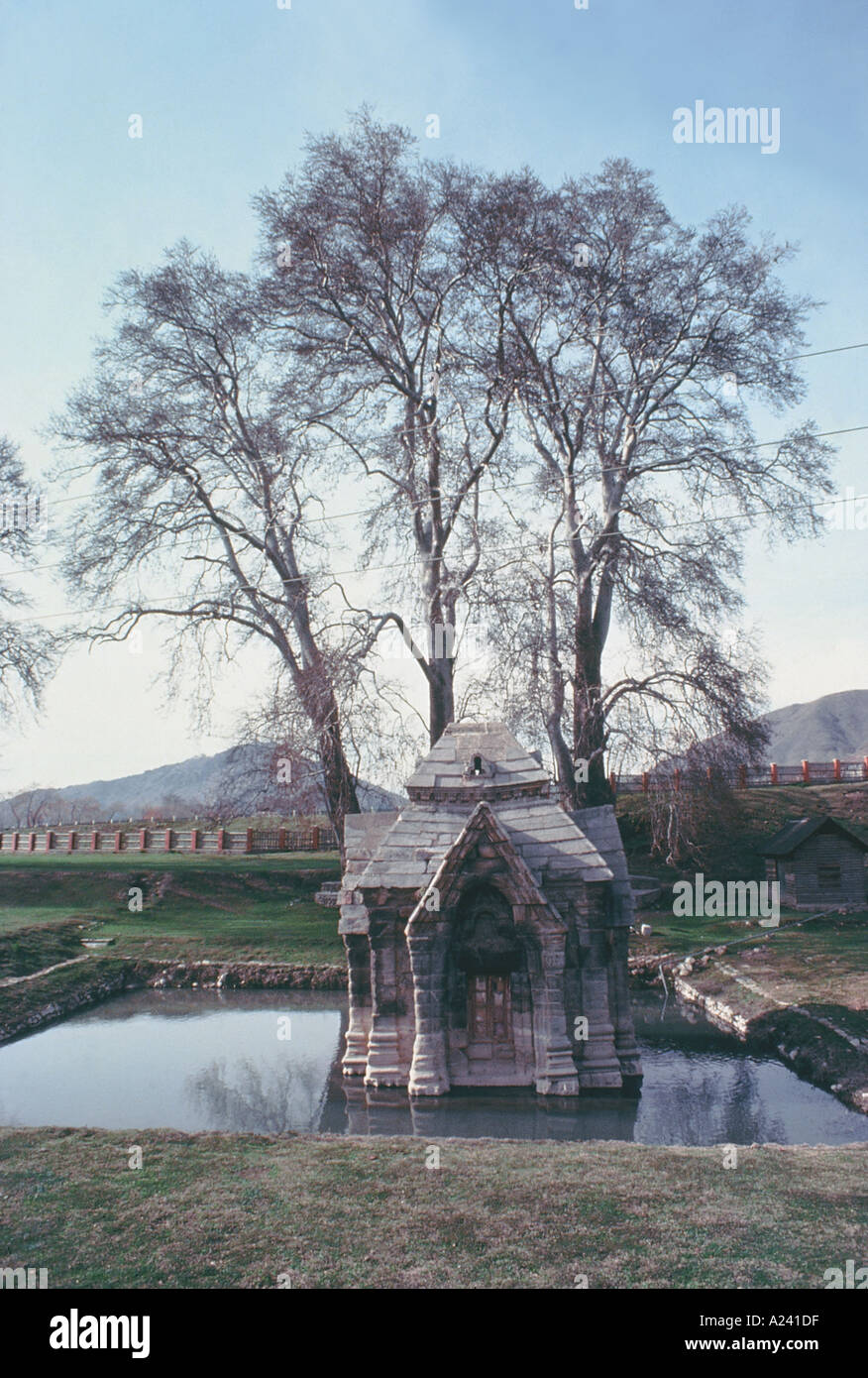 Shiva Temple. Rear view. Pandrethan, Kashmir, India Stock Photo - Alamy