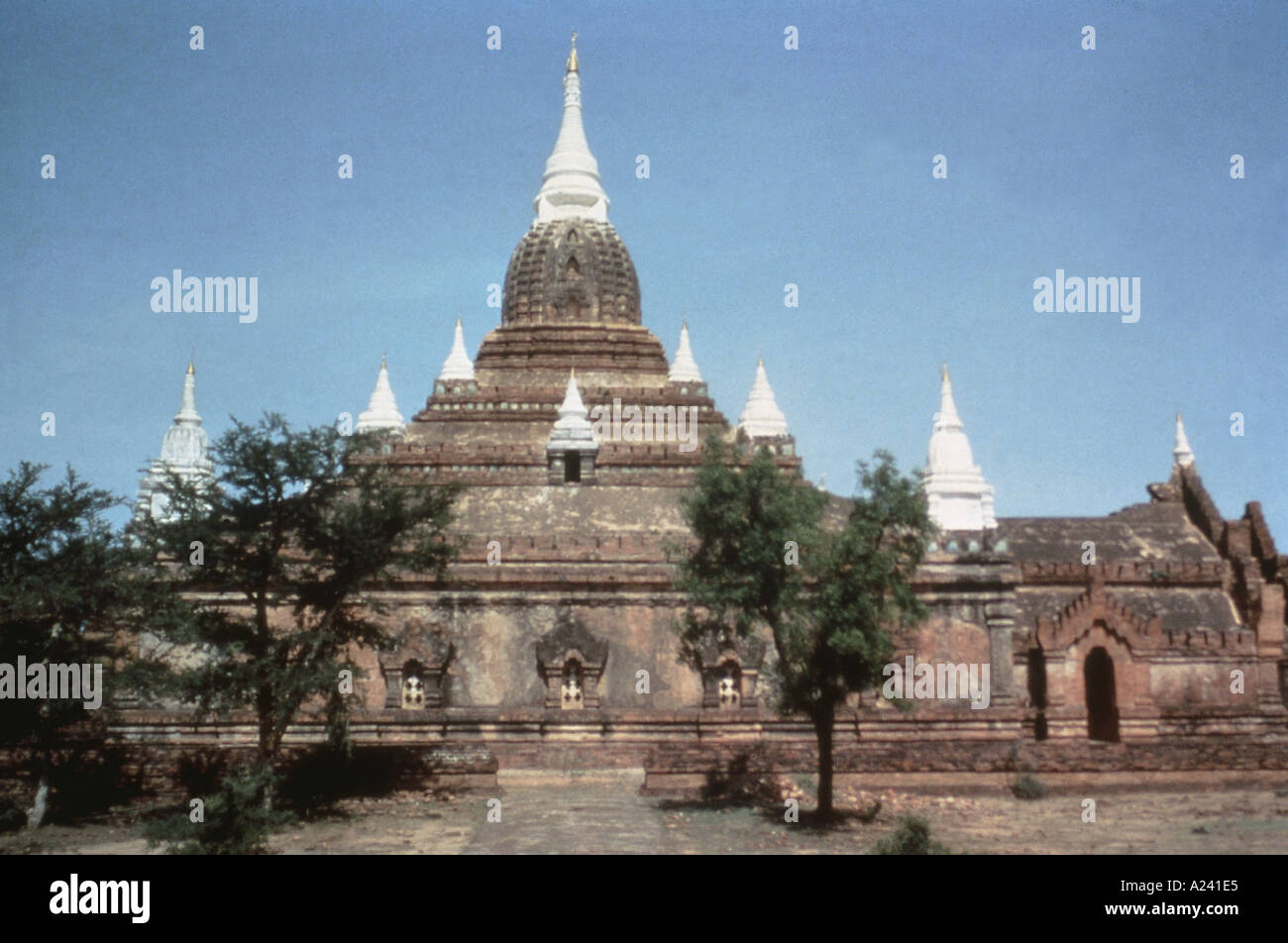 Nagayon Temple built by King Kyansittha. View from the east. Dated ...