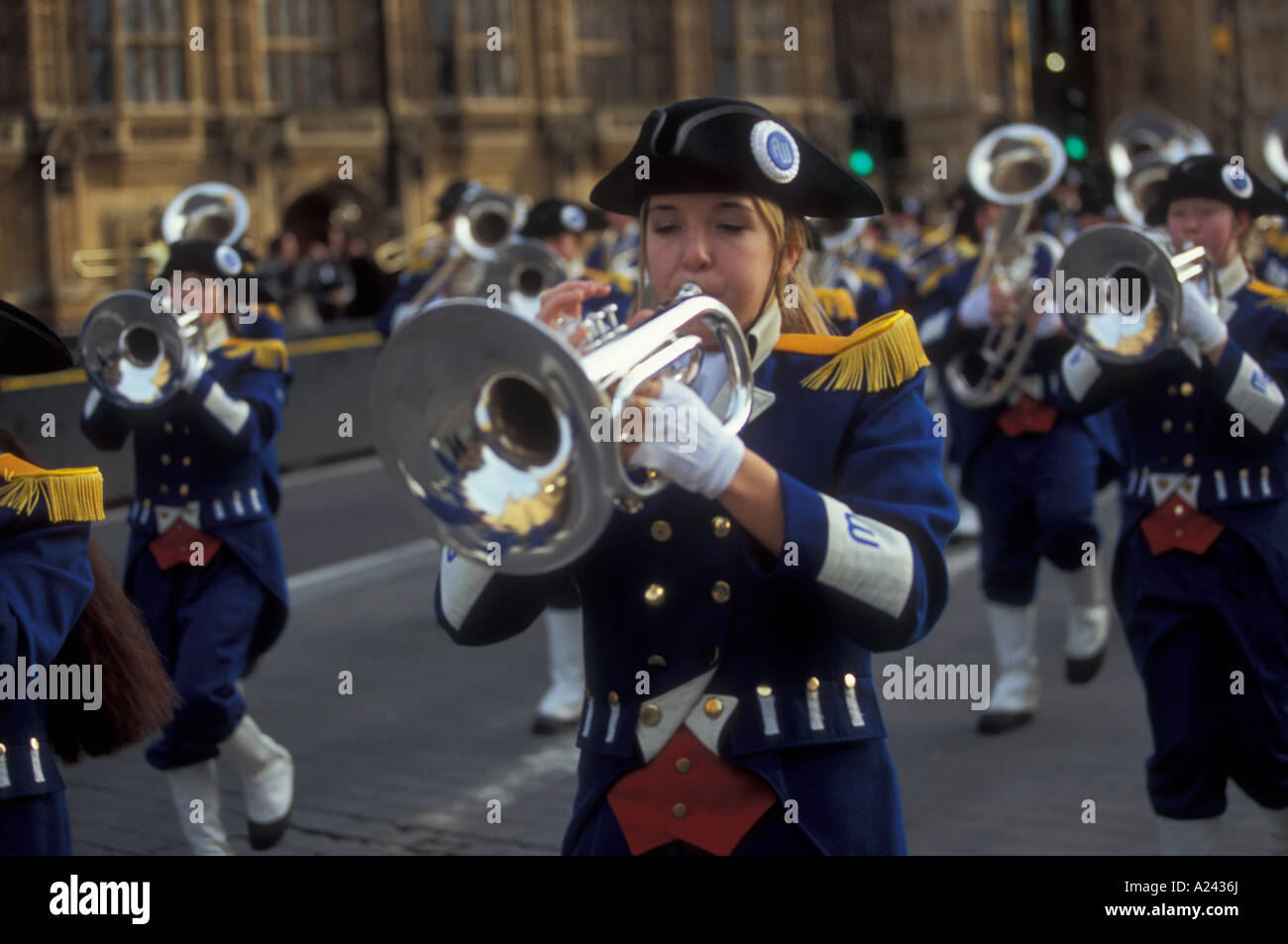 American musicians new years day parade London 2007 Stock Photo - Alamy