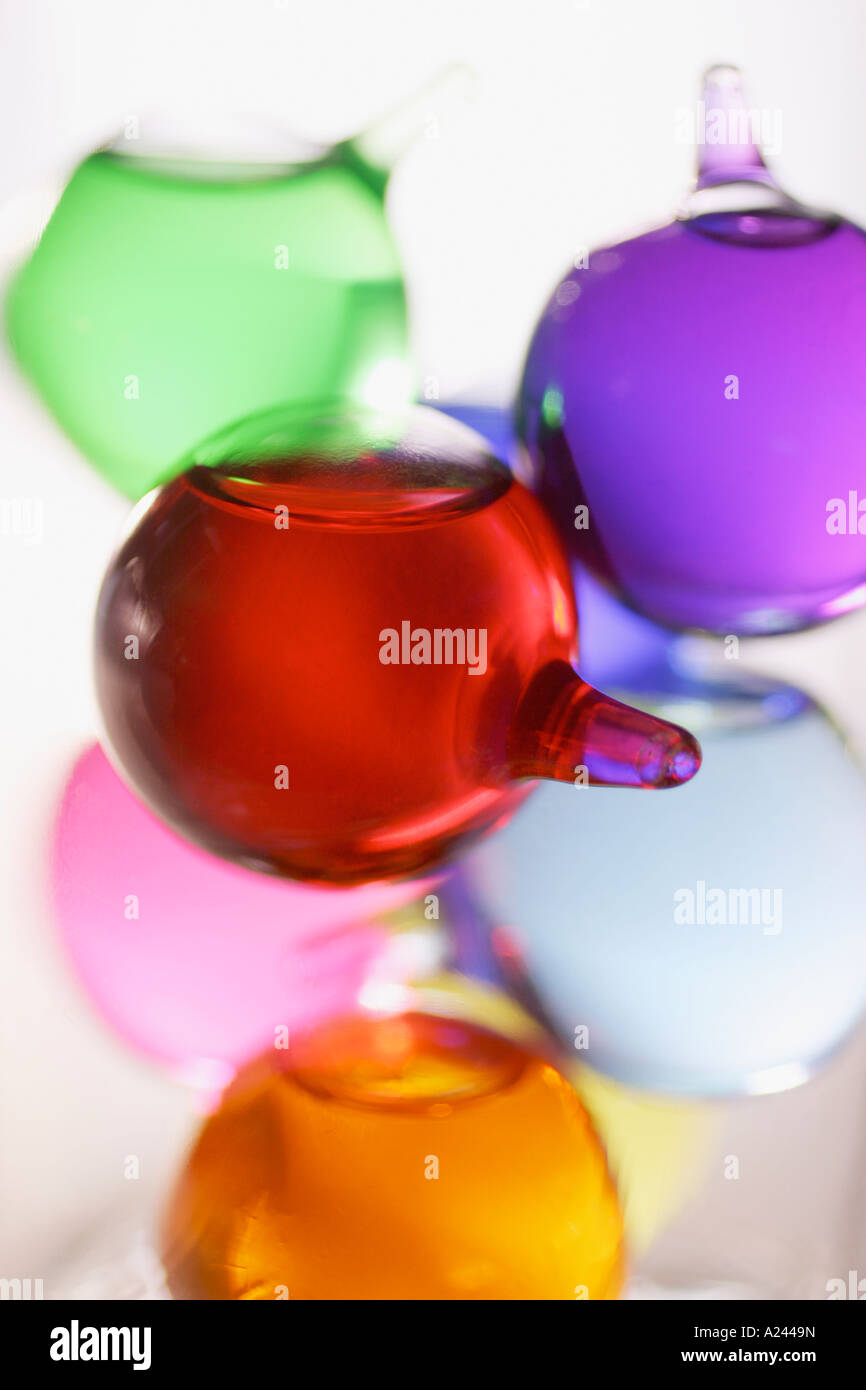 Colour Glass Balls Stock Photo - Alamy