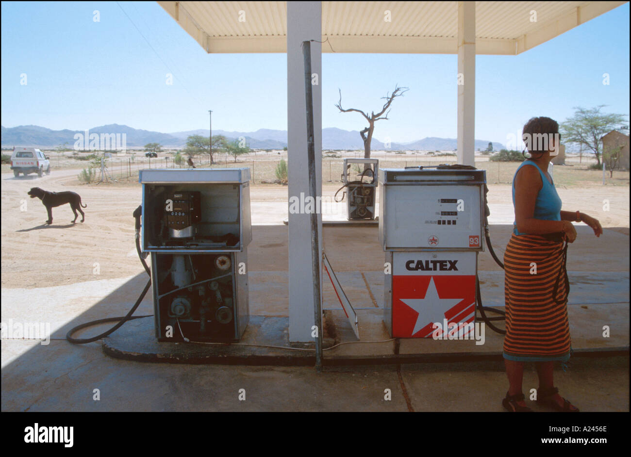 NAMIBIA Solitaire Service Station Stock Photo - Alamy