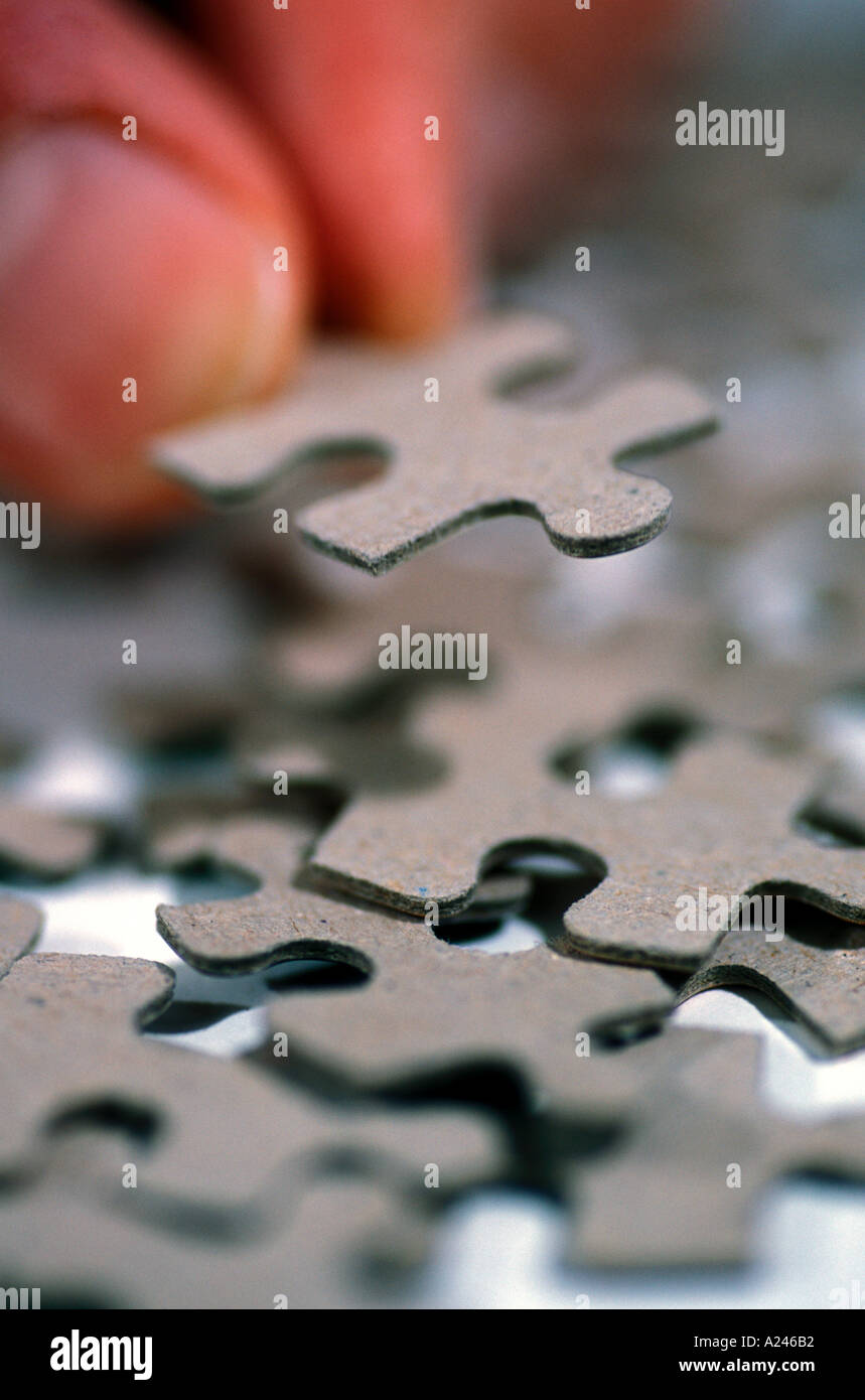 Jig saw puzzle hi-res stock photography and images - Alamy