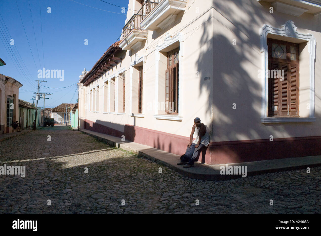 Street scene in Trinidad, Cuba Stock Photo - Alamy