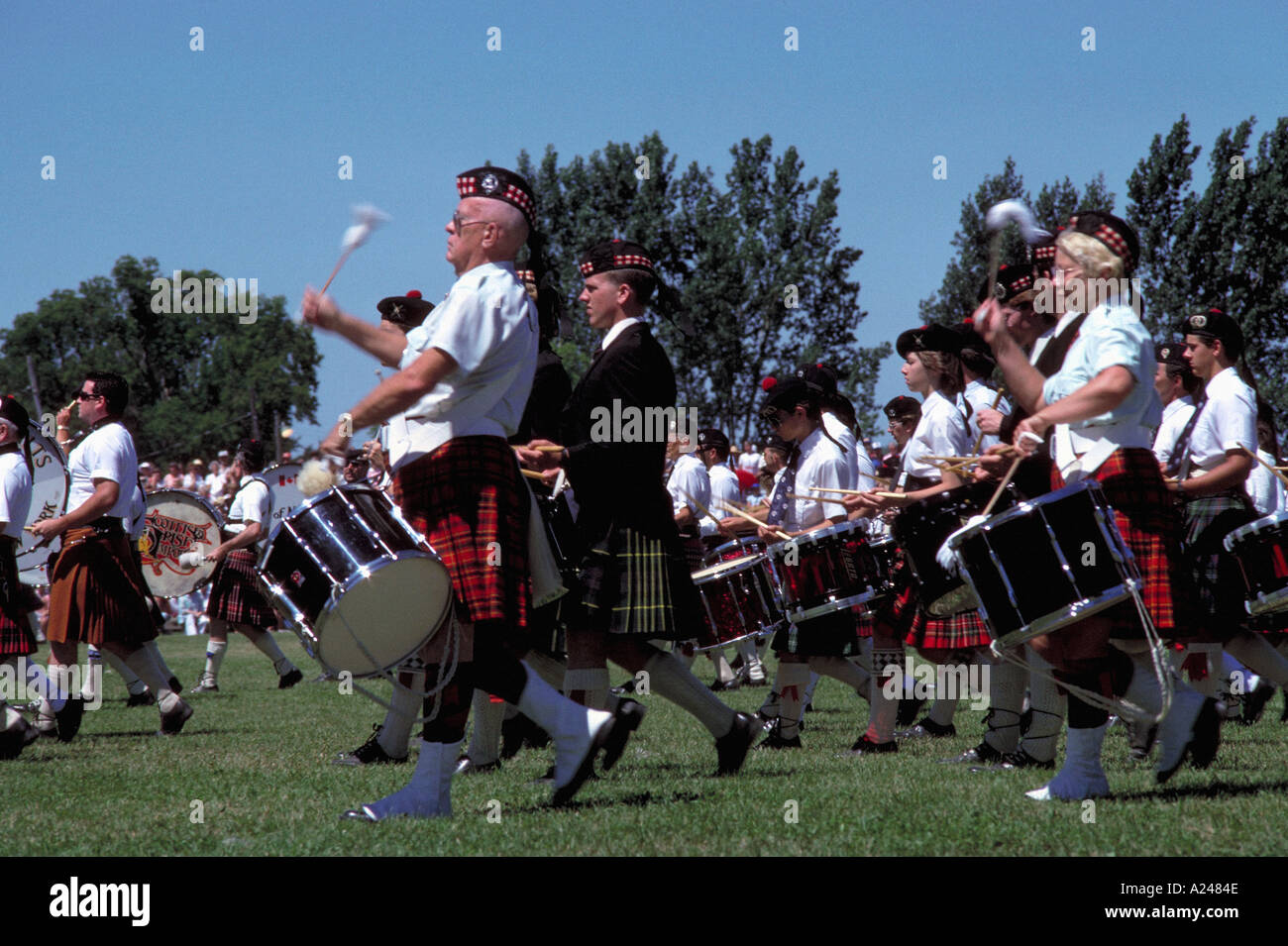 Pipe band at Scottish festival many more Scottish Games images ...