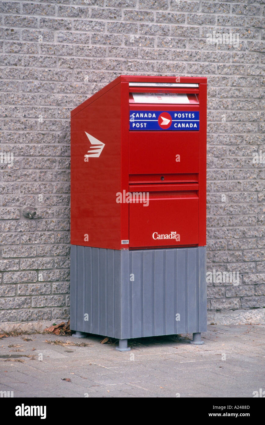 Canada post letter box in hi-res stock photography and images - Alamy