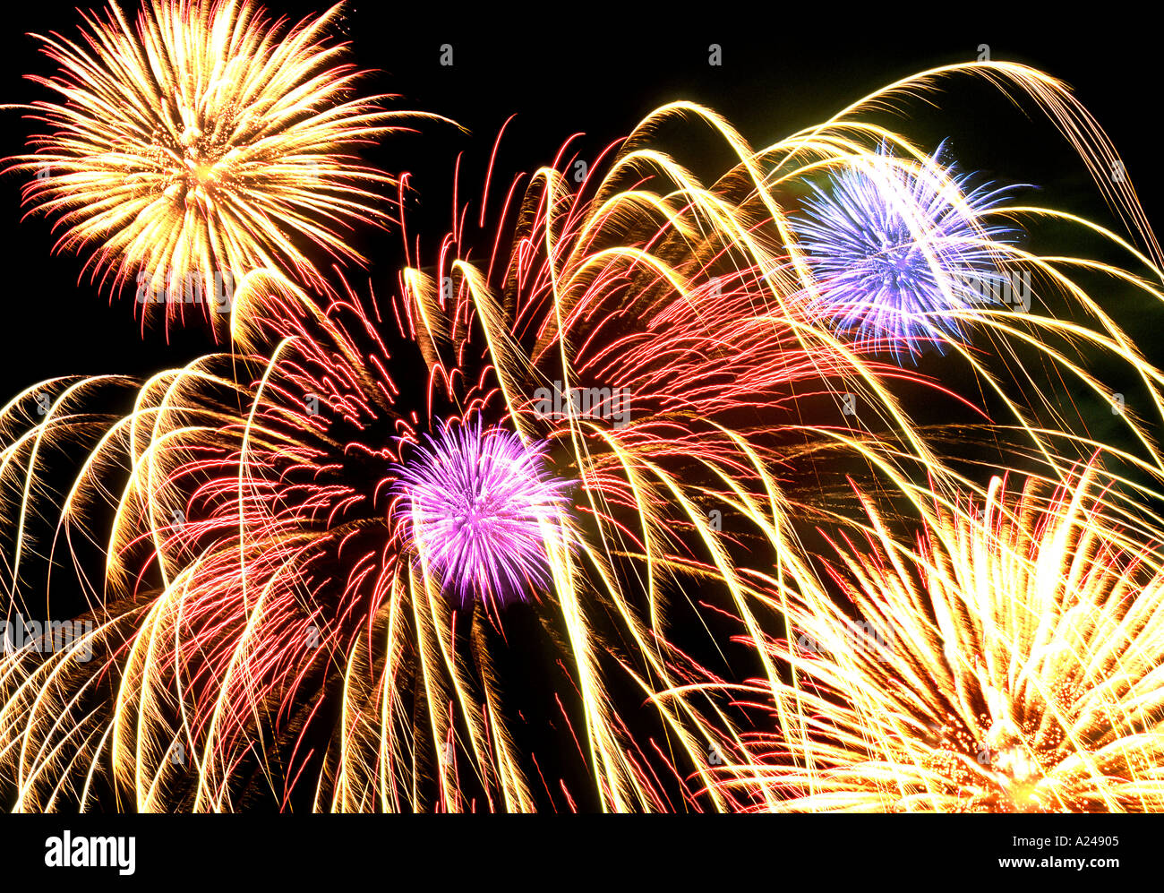 Fireworks display firework illuminations hi-res stock photography and ...