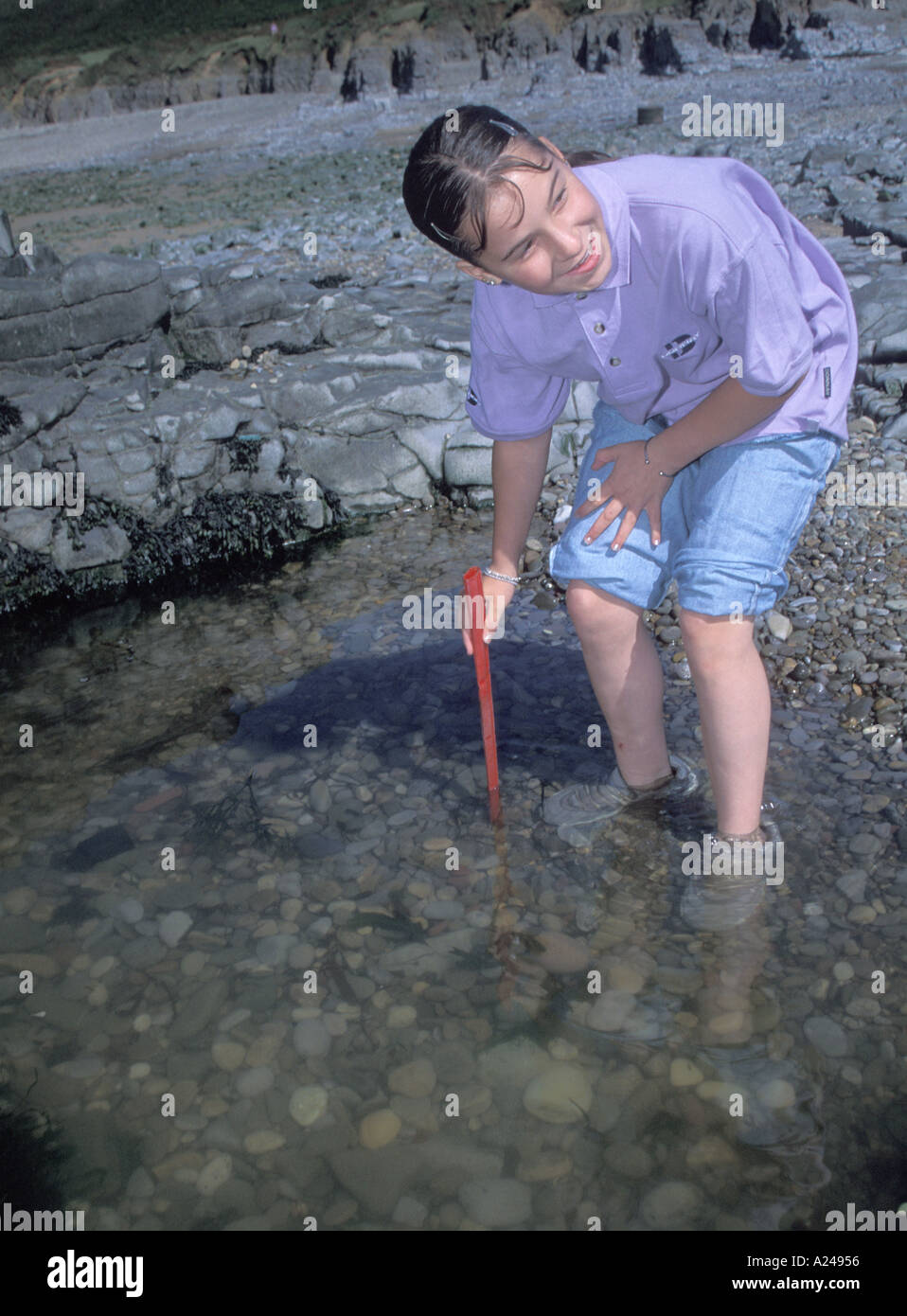 Playing in rock pool hi-res stock photography and images - Alamy