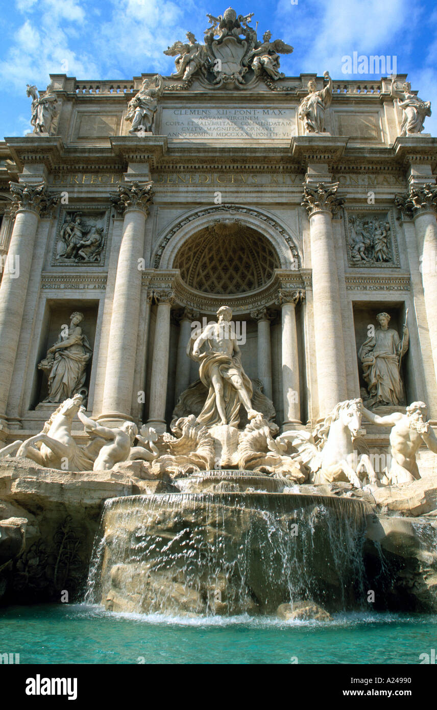 Trevi Fountain Rome Stock Photo - Alamy