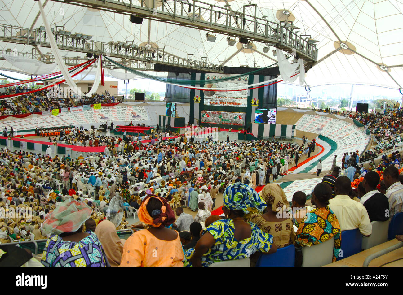 Peter Odili political rally Stock Photo - Alamy