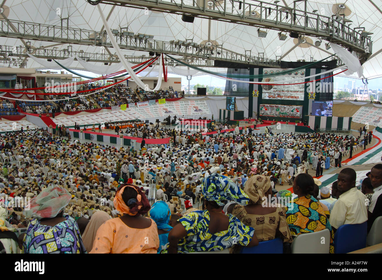 Peter Odili political rally Stock Photo - Alamy
