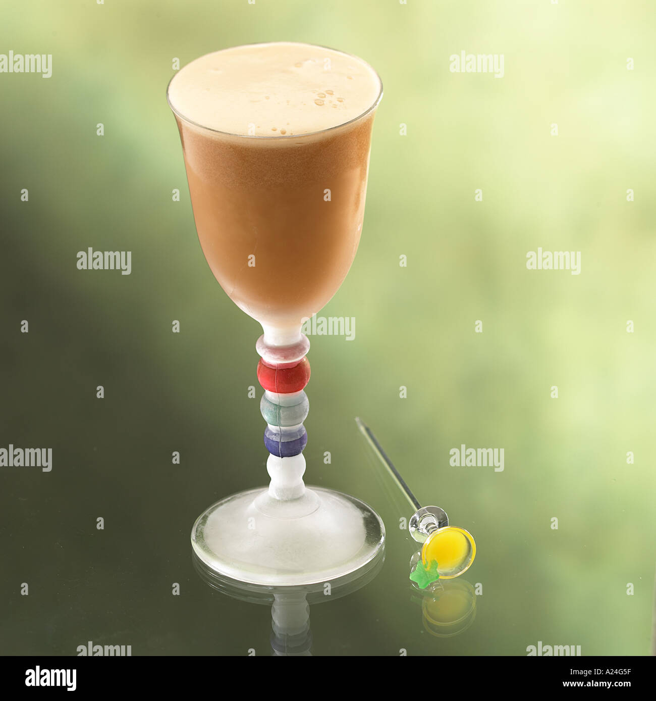 Cocktail Indian Summer Vodka Kahlua gin pineapple juice tonic ice Stock ...