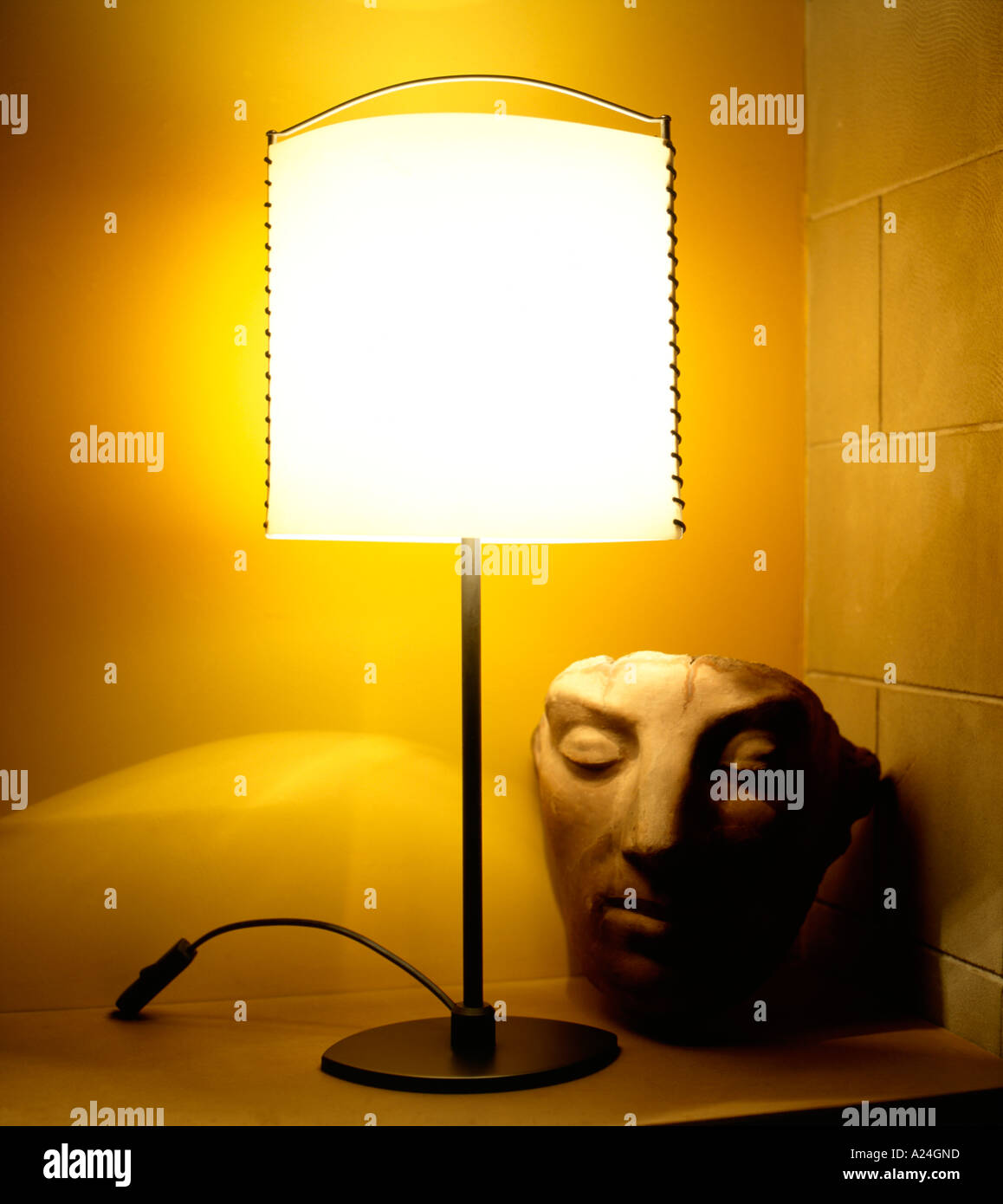 lamp and mask Stock Photo - Alamy