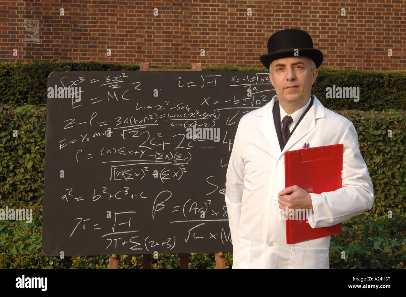 City gent businessman boffin scientist Stock Photo - Alamy
