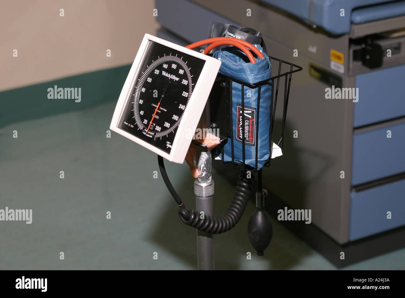 Blood pressure testing Stock Photo - Alamy
