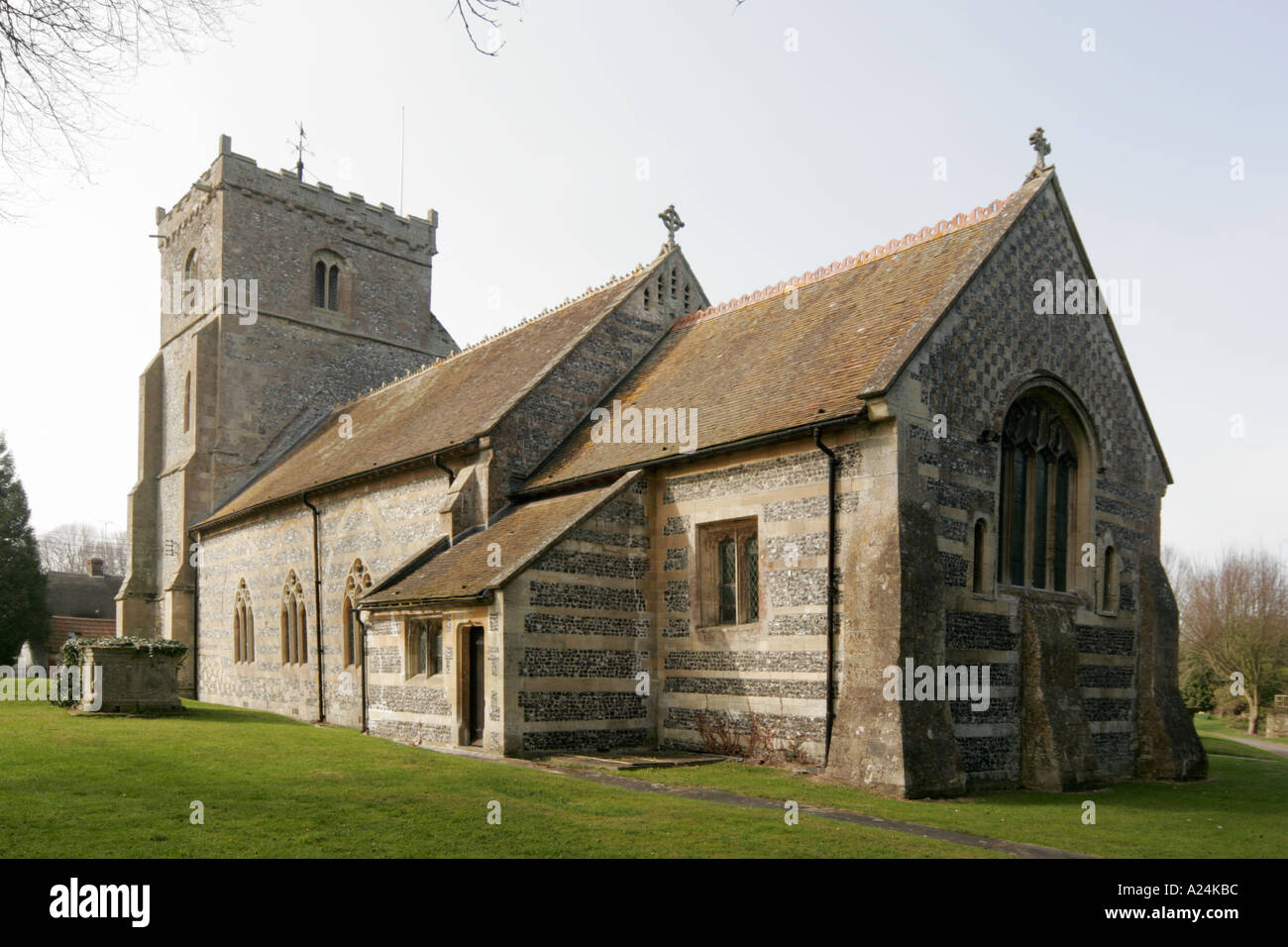 St Marys Church Upavon Wiltshire England UK Stock Photo - Alamy