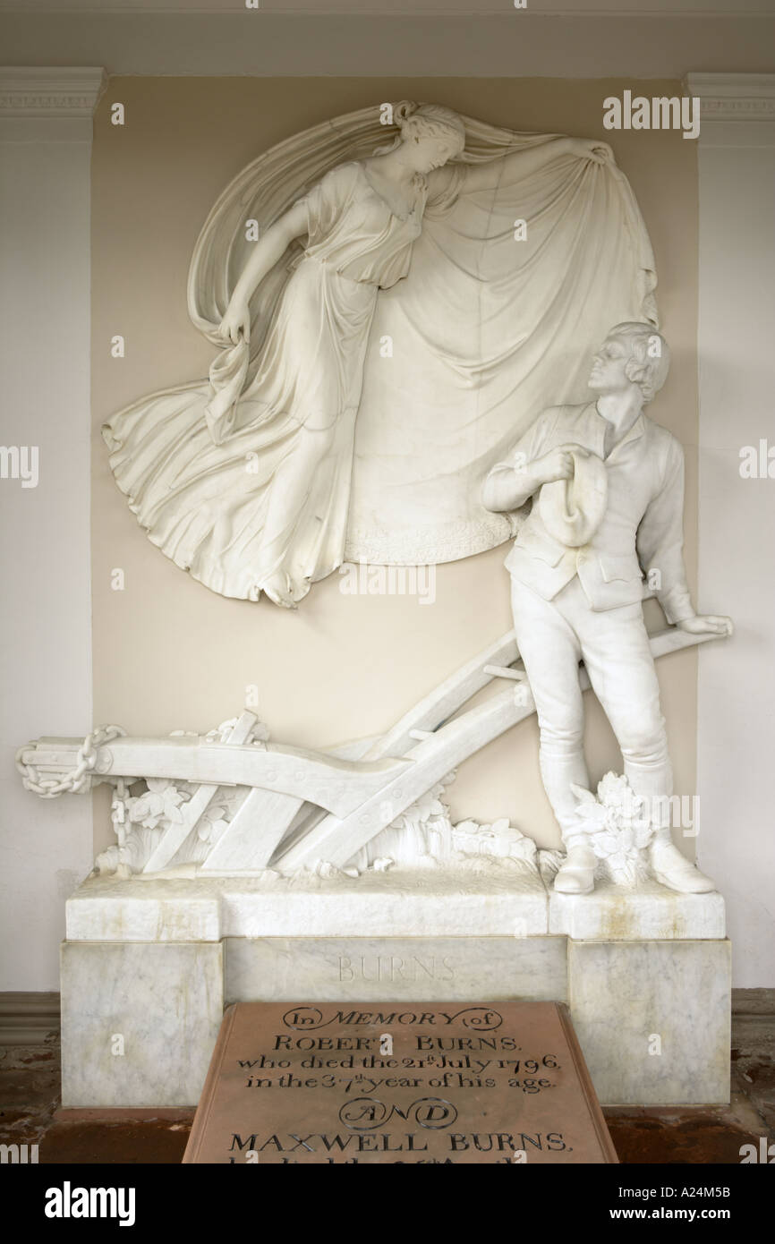 Dumfries Robert Burns Mausoleum Stock Photo - Alamy