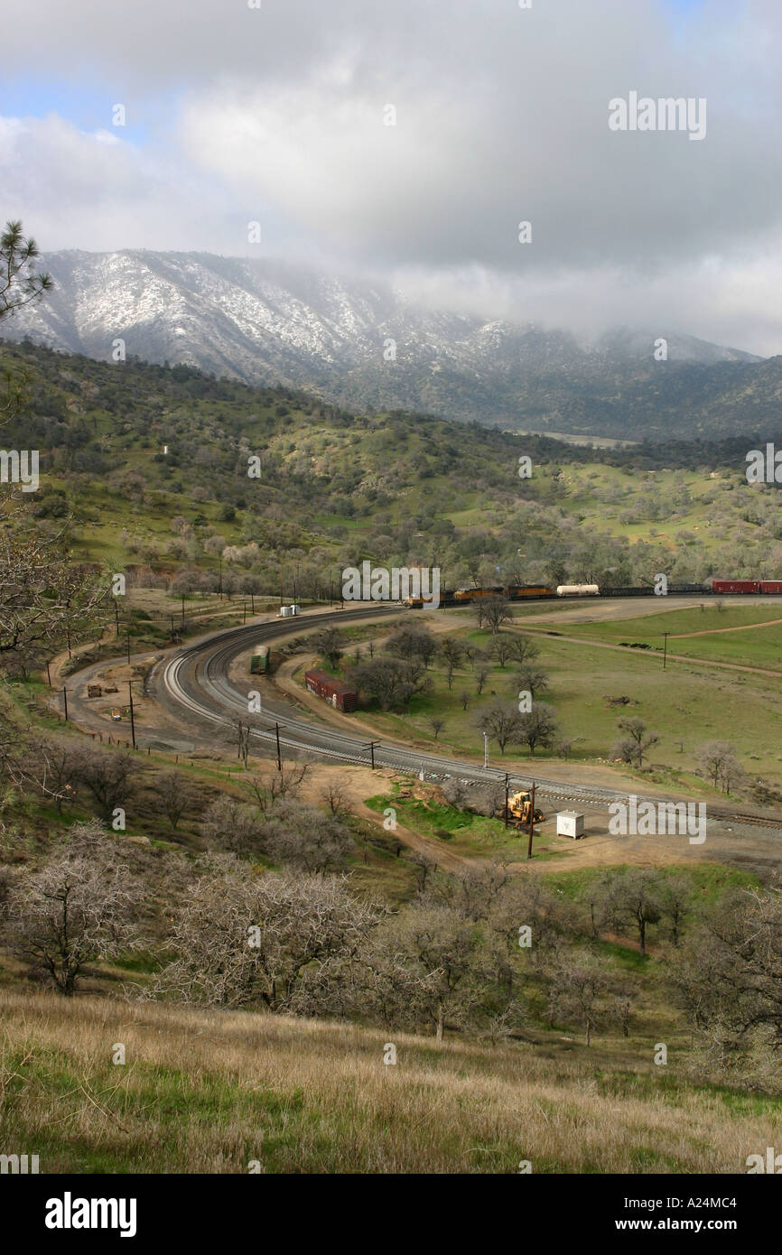Tehachapi Loop California USA Stock Photo - Alamy