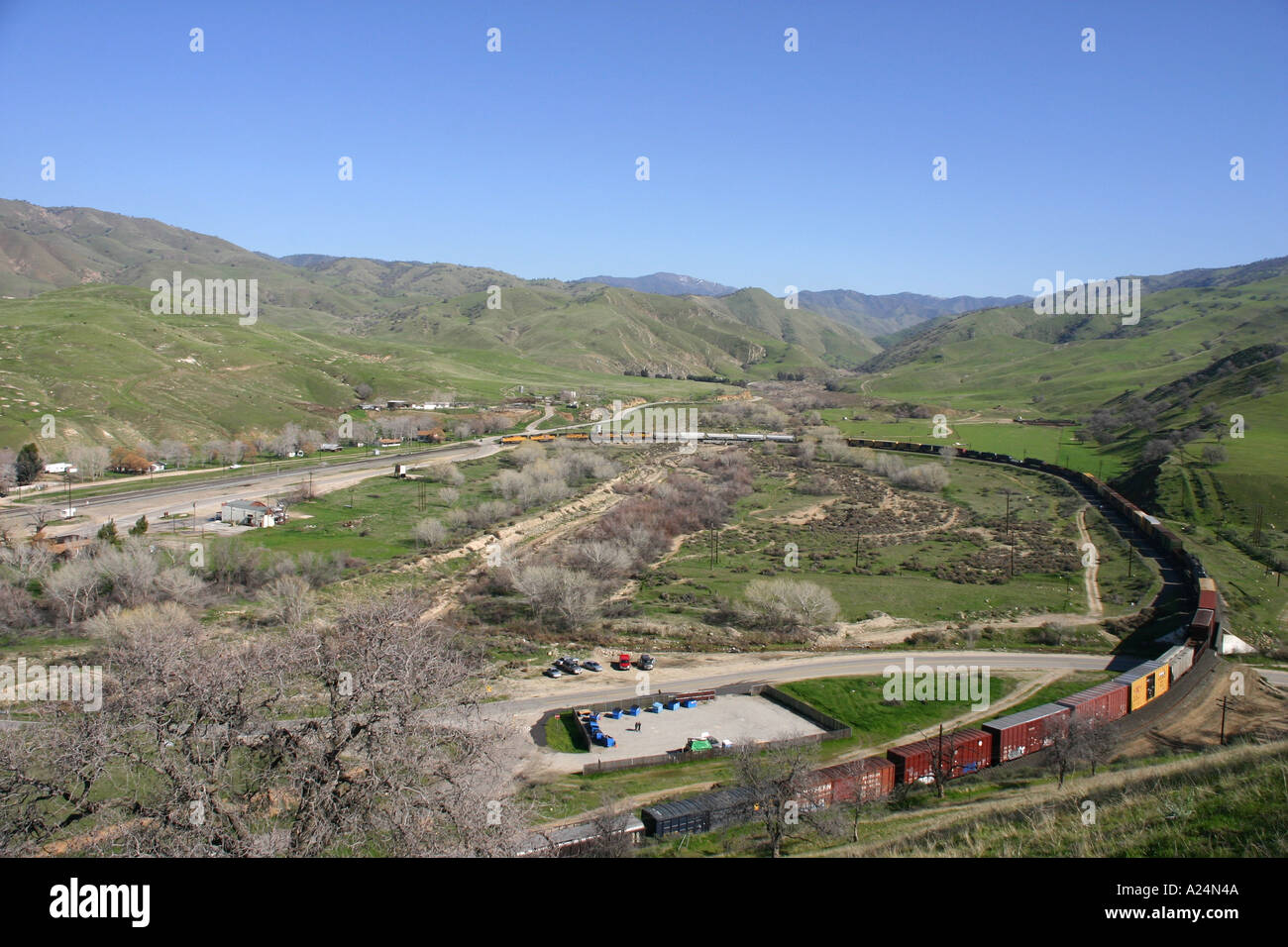 Union Pacific Freight Train at Caliente California USA Stock Photo - Alamy