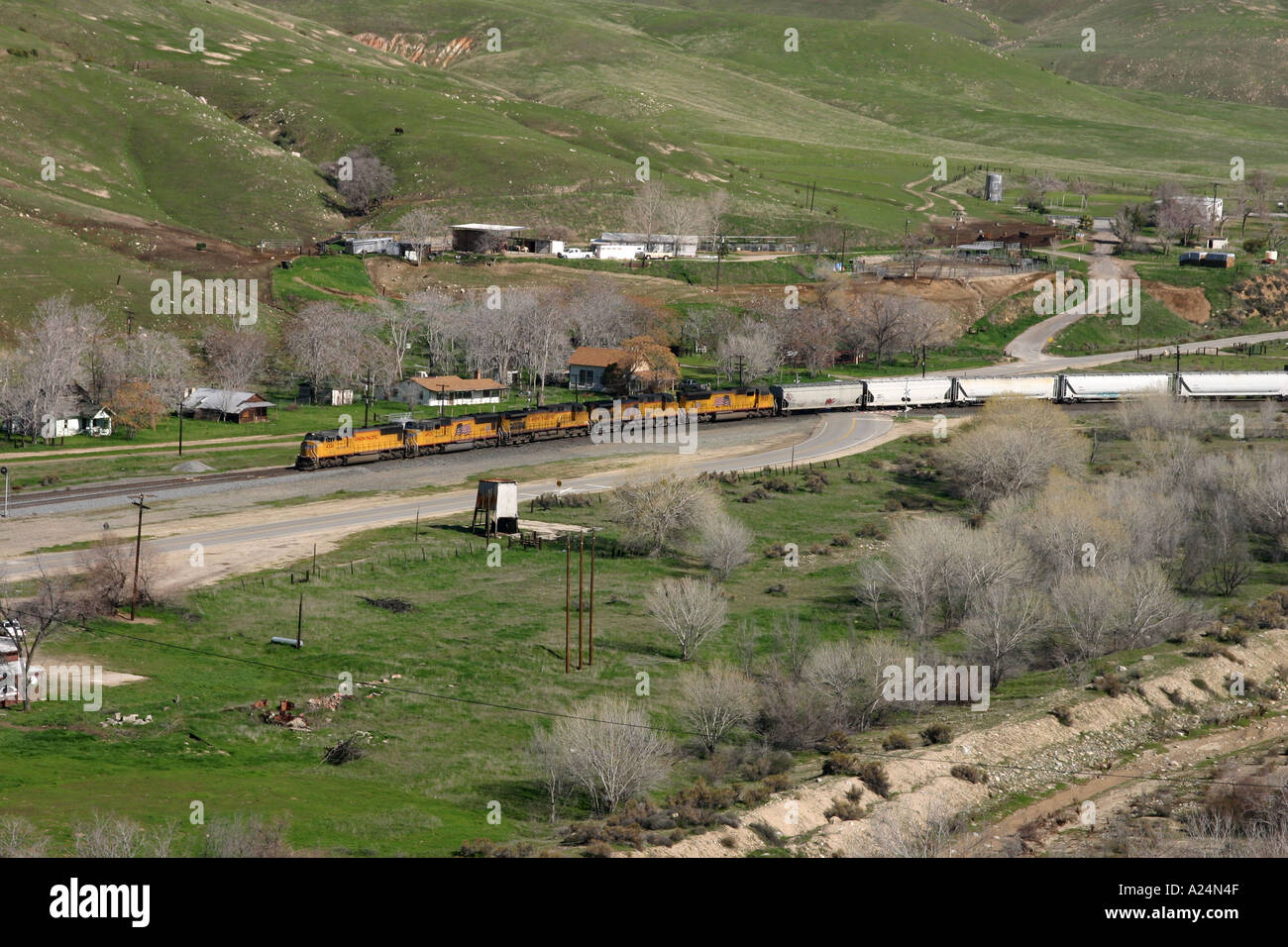 Union Pacific Freight Train at Caliente California USA Stock Photo - Alamy