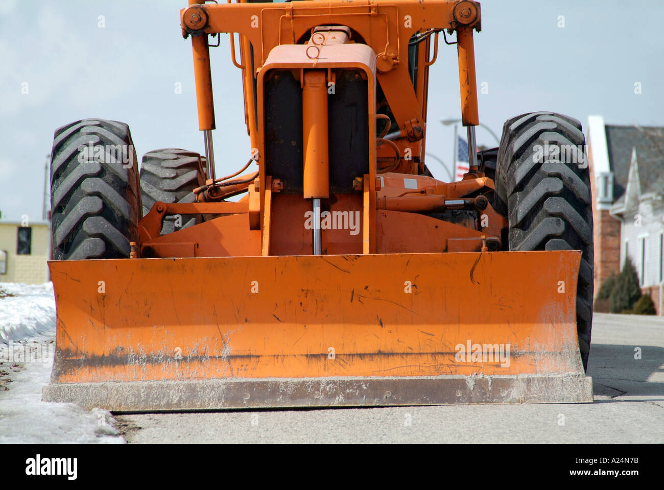 Road grader hi-res stock photography and images - Alamy