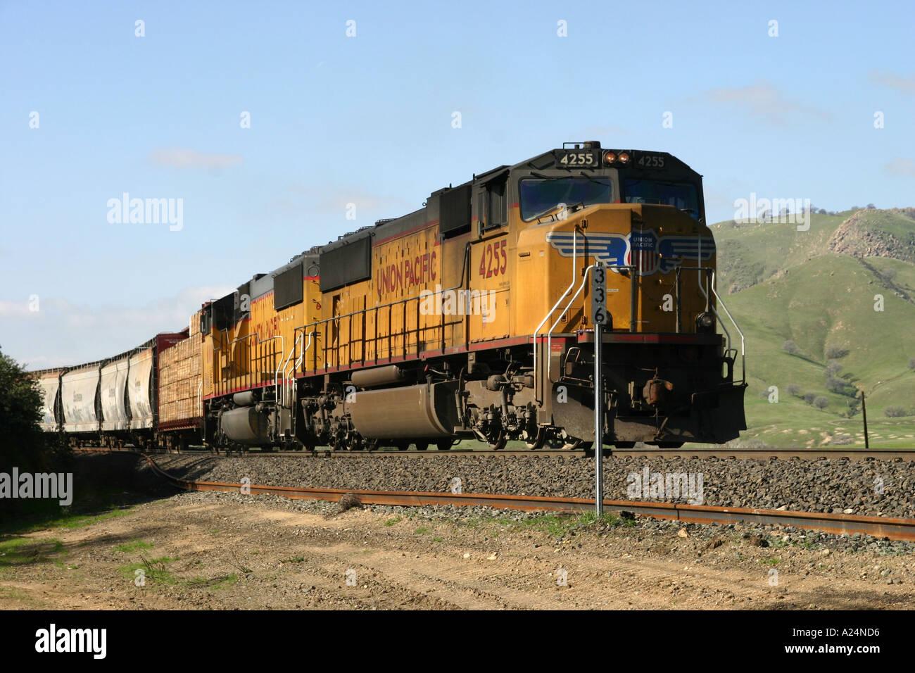 Union Pacific Freight Train at Caliente California USA Stock Photo - Alamy