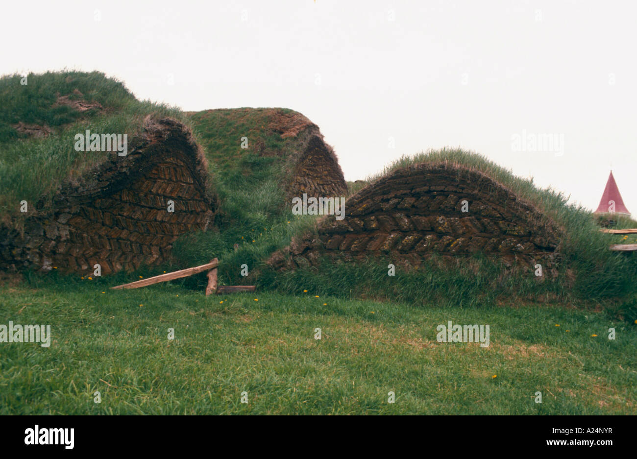 iceland Old Turf Houses from the 18. Century Stock Photo - Alamy