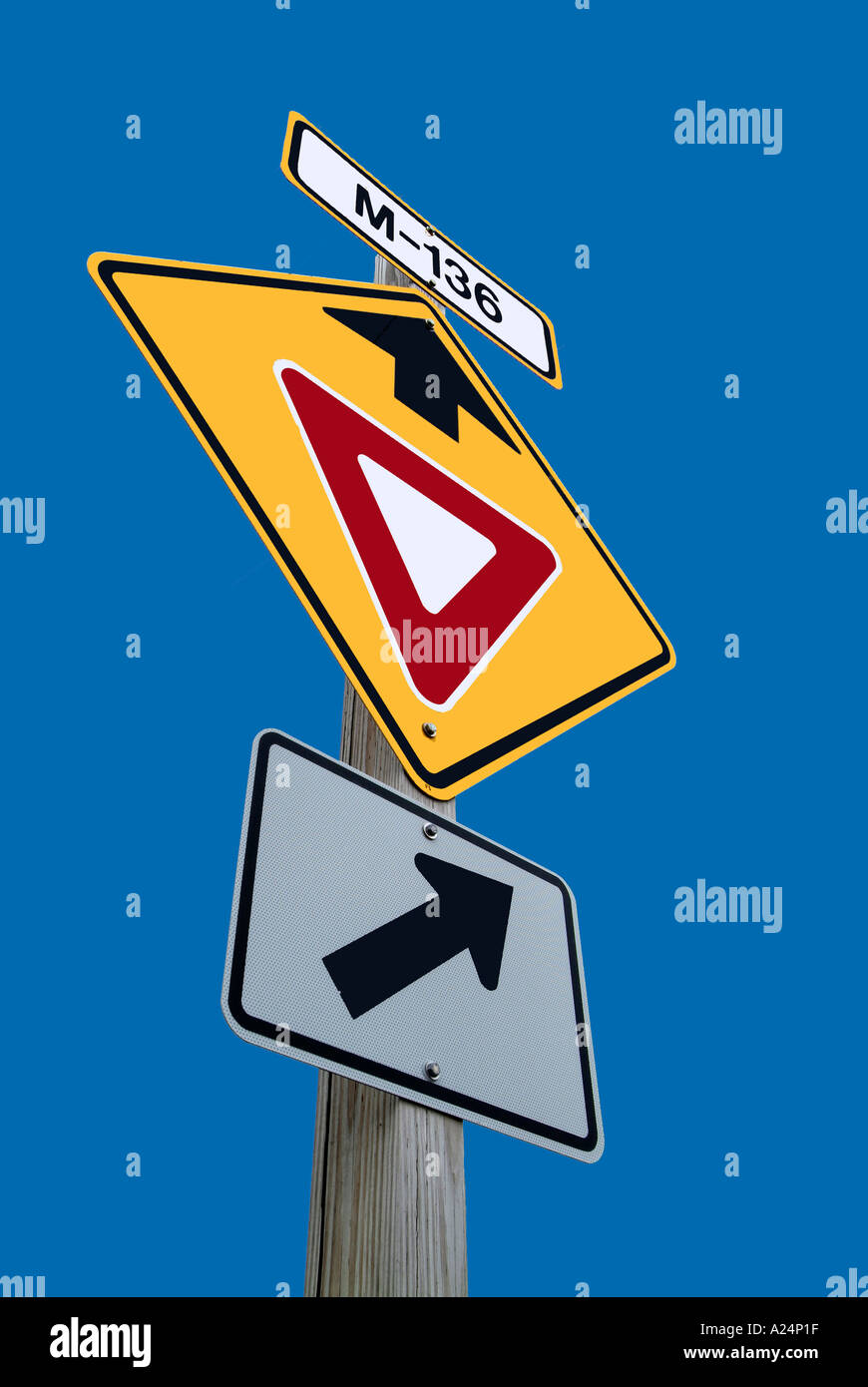 Yield Sign Ahead Sign Yield Sign: Slow Down, Be Prepared To Stop