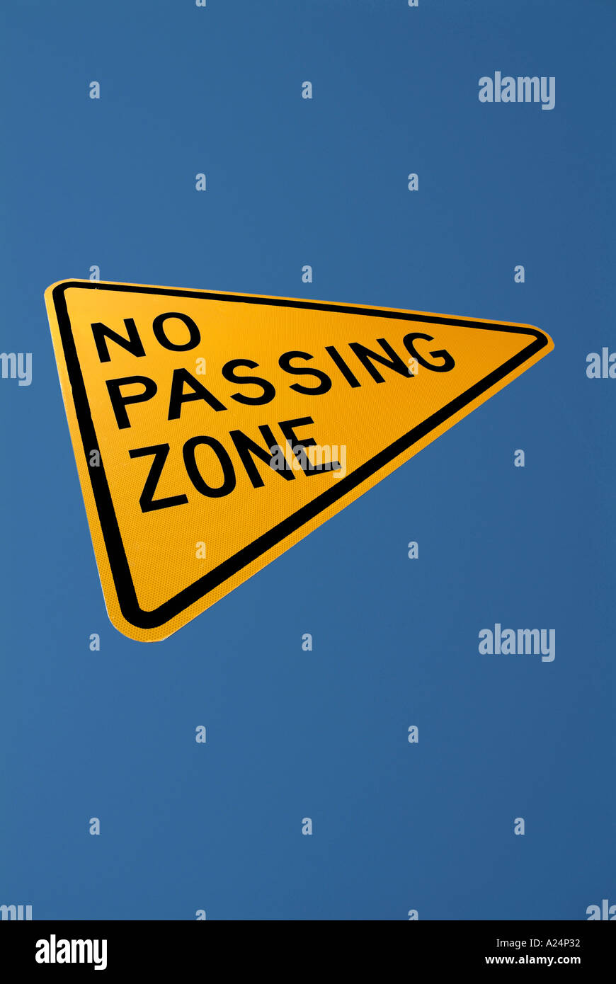 No Passing Sign Pennant