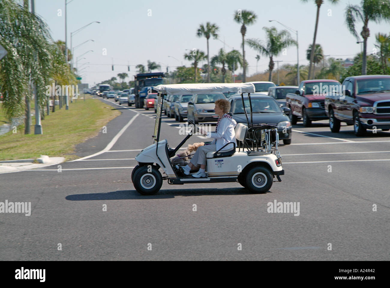 Moving golf carts hi-res stock photography and images - Alamy