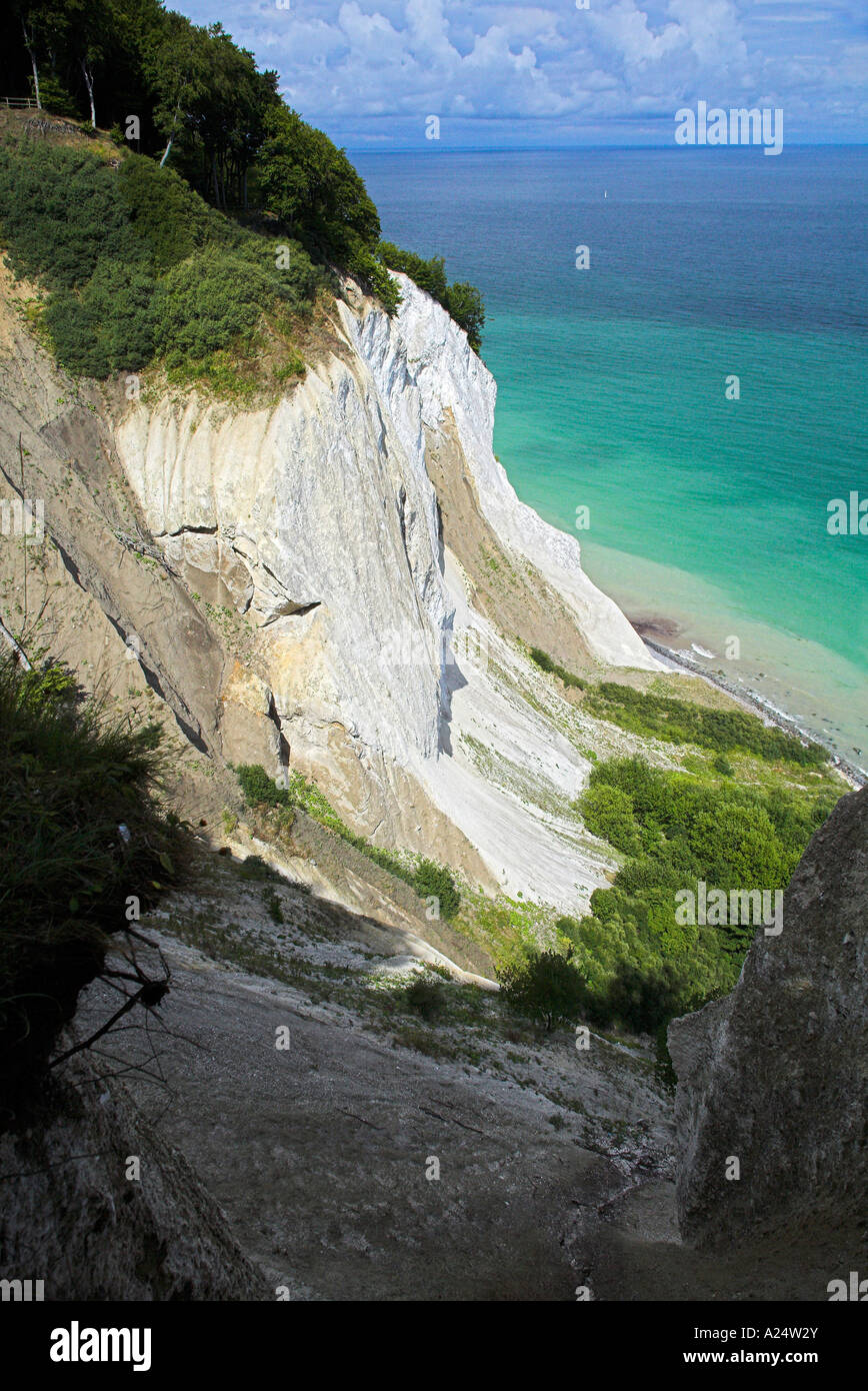 Denmarks island Mon chalk rocks Stock Photo - Alamy