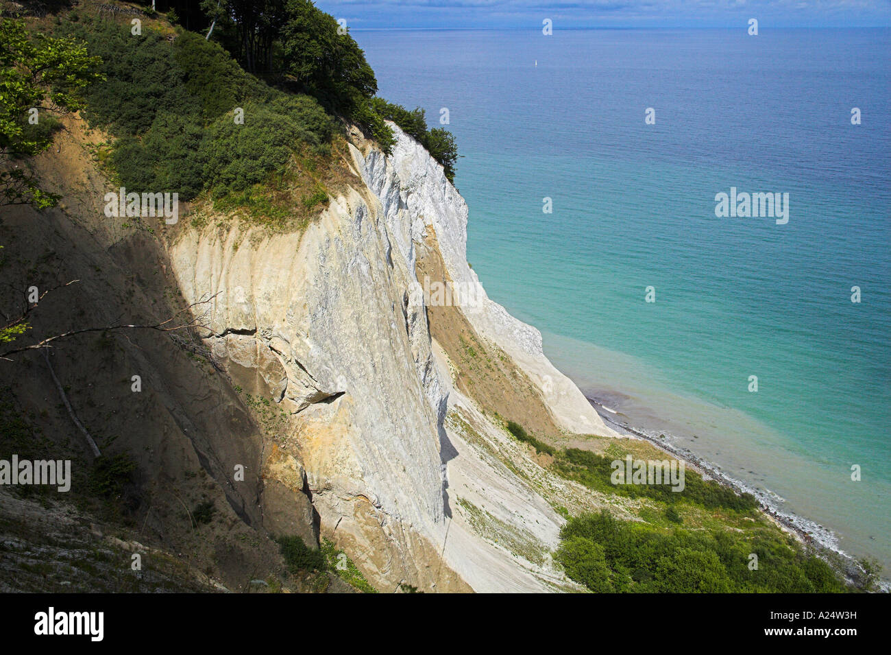 Denmarks island Mon chalk rocks Stock Photo - Alamy