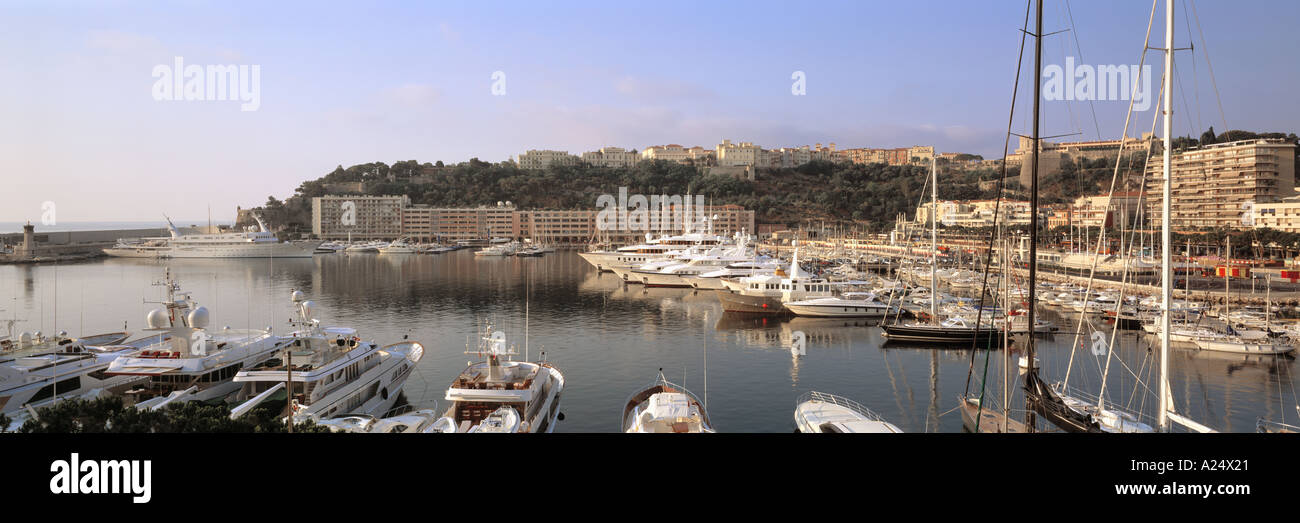 Panoramic view of Monaco Stock Photo - Alamy