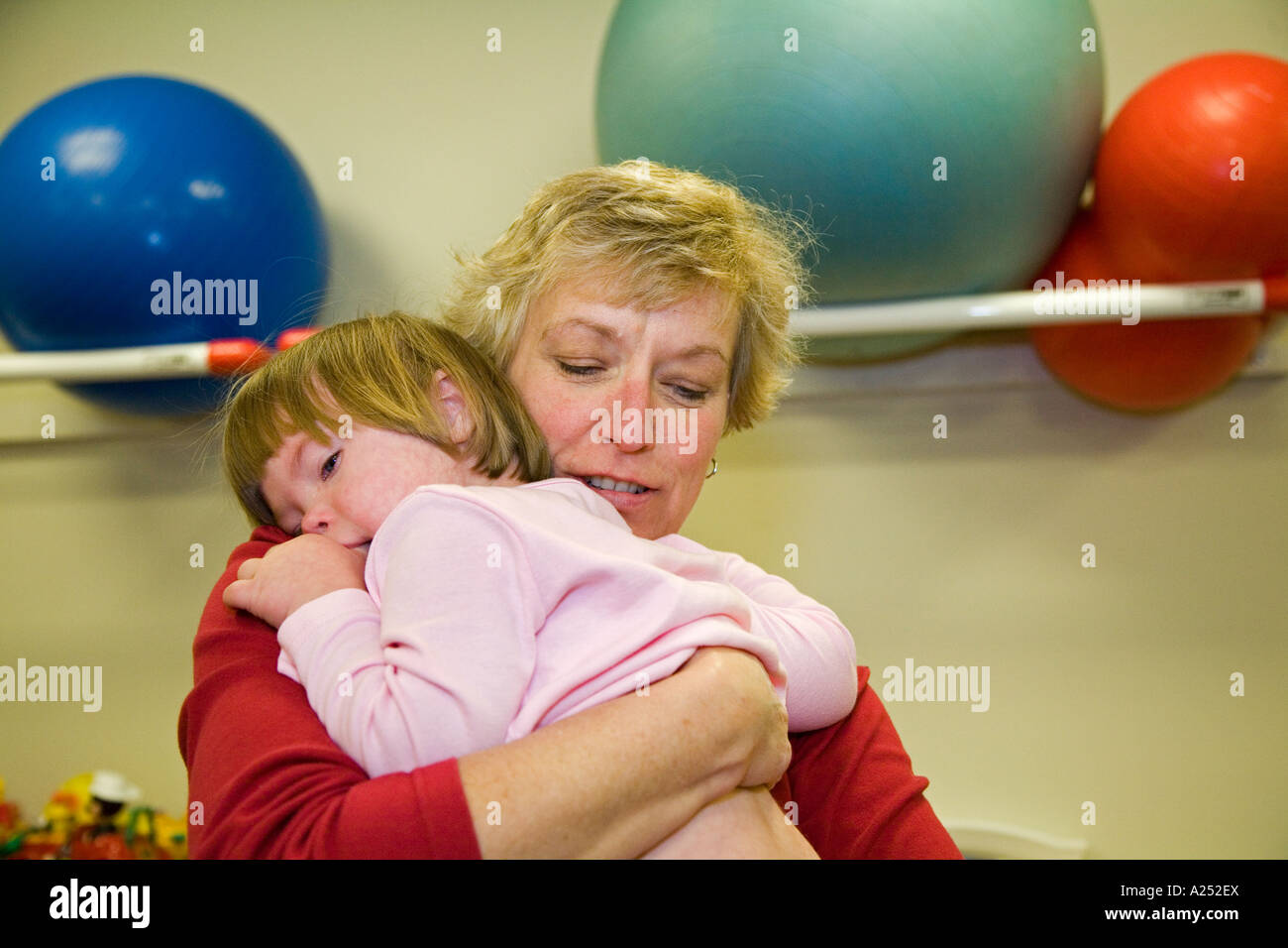 Teacher student comforting hi-res stock photography and images - Alamy