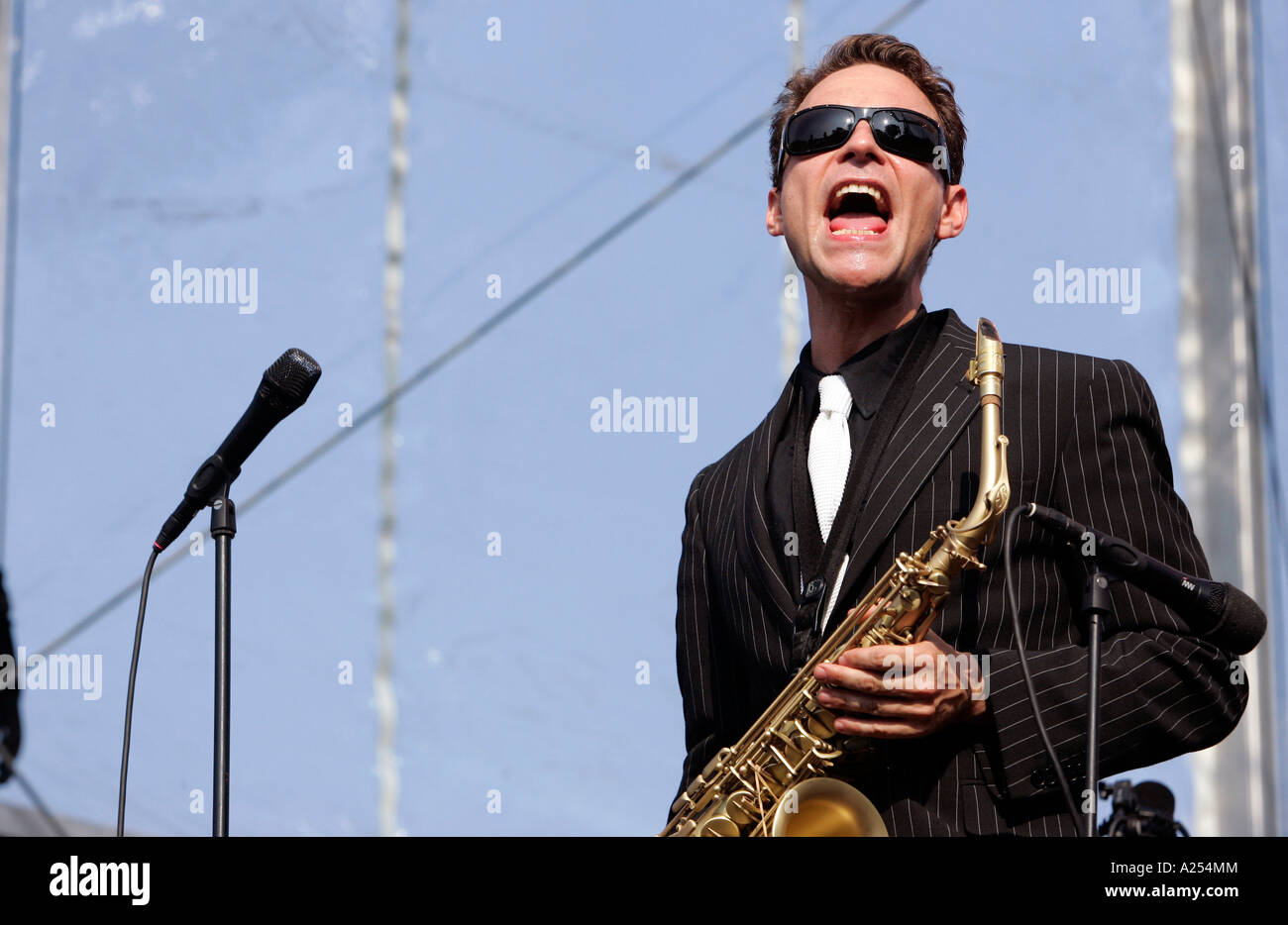 HOLLAND THE HAGUE Benjamin Herman frontman of The New Cool Collective ...