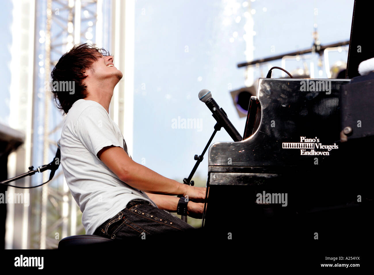 HOLLAND THE HAGUE British singer songwriter and pianist Jamie Cullum ...