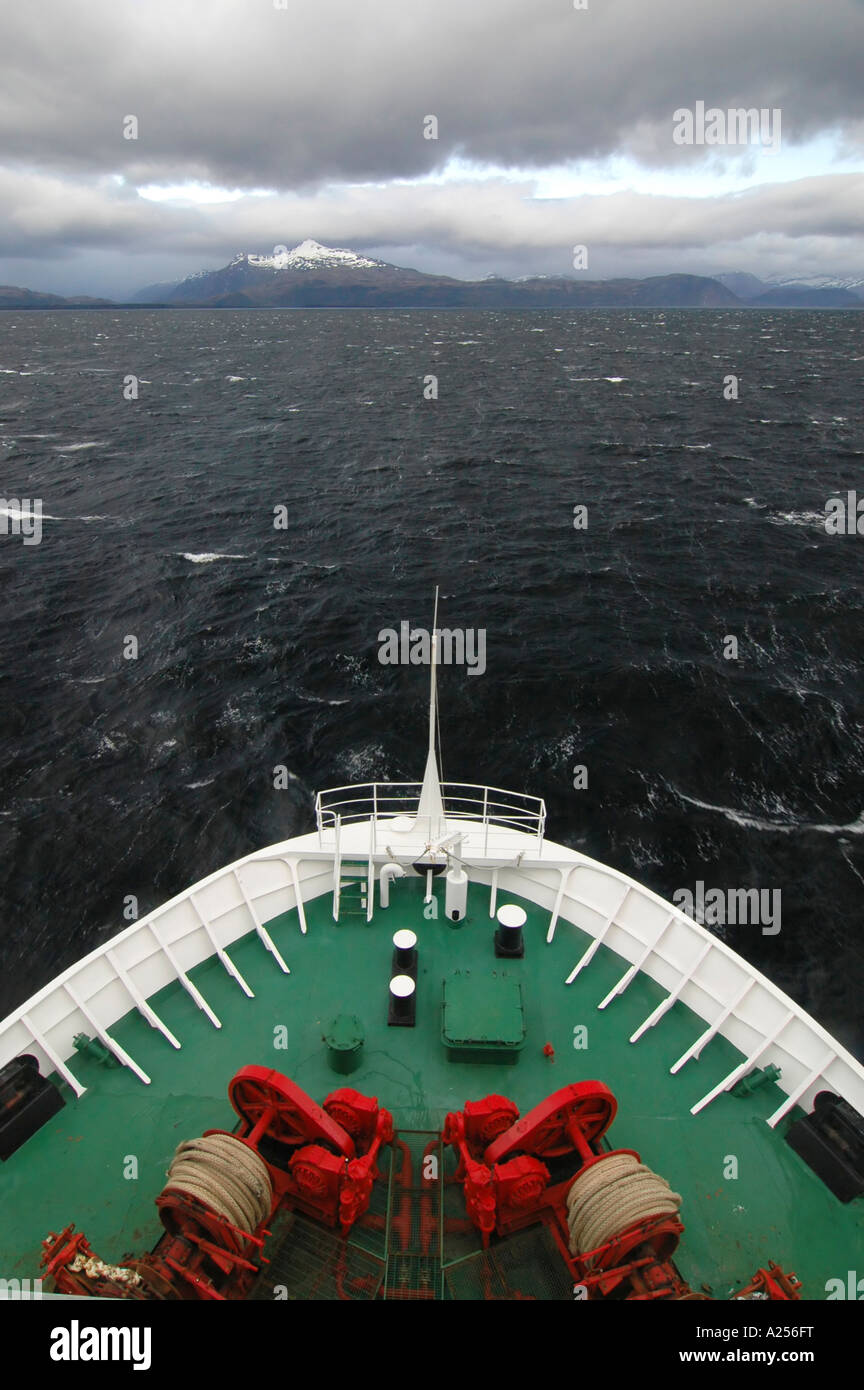 ferry Magellanes Patagonia Chile Stock Photo - Alamy