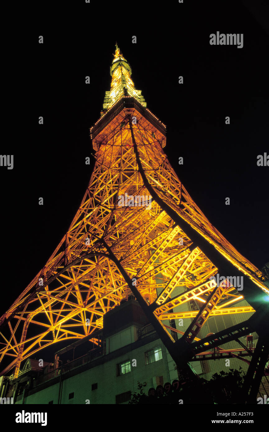 LOW ANGLE VIEW OF TOKYO TOWER TOKYO JAPAN Stock Photo - Alamy