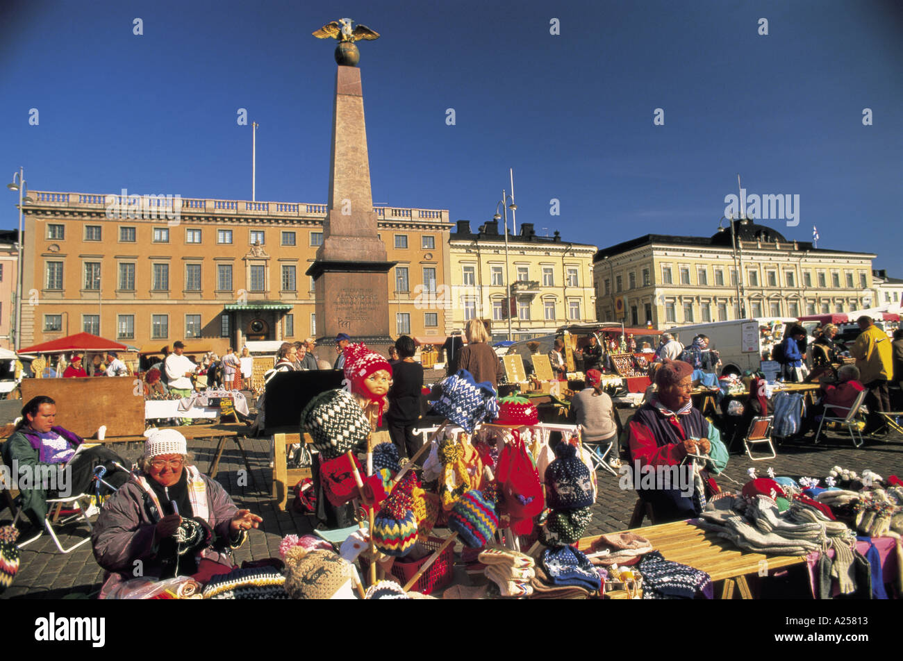 MARKET SQUARE HELSINKI FINLAND Stock Photo - Alamy