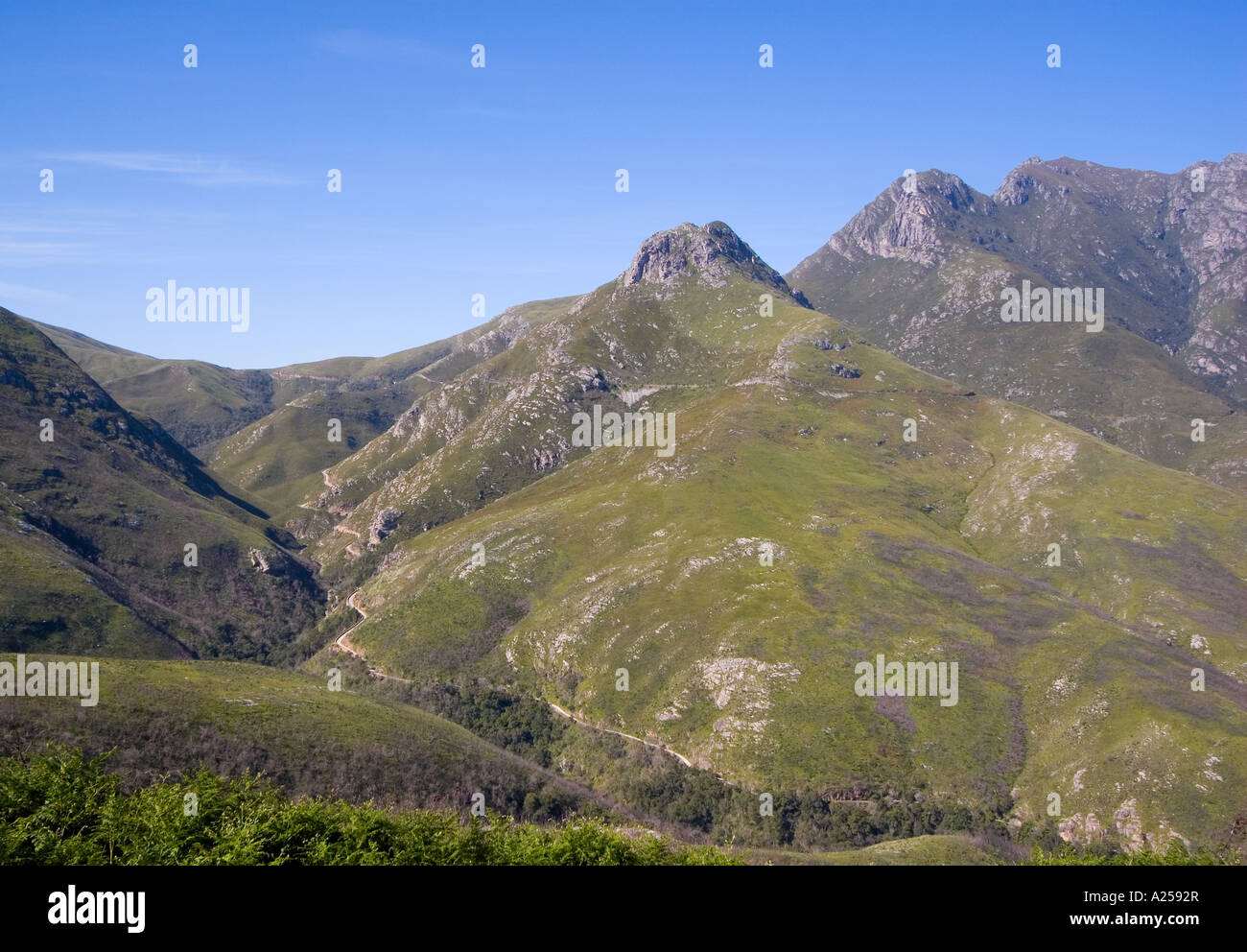 montagu mountain pass Stock Photo - Alamy