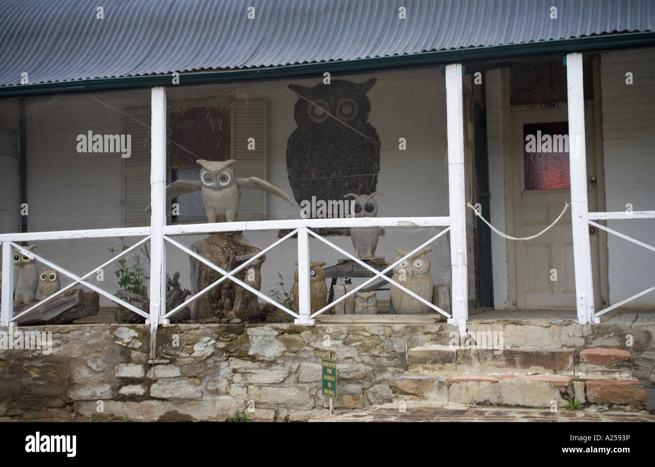 owl house museum nieu bethesda Stock Photo - Alamy
